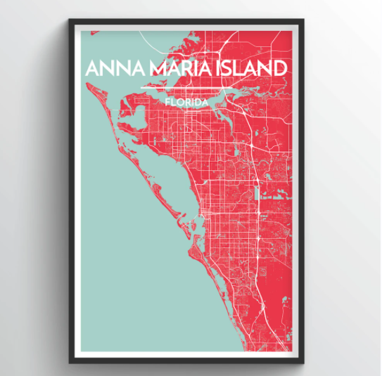 Anna Maria Island Color Map | Scout & Tag