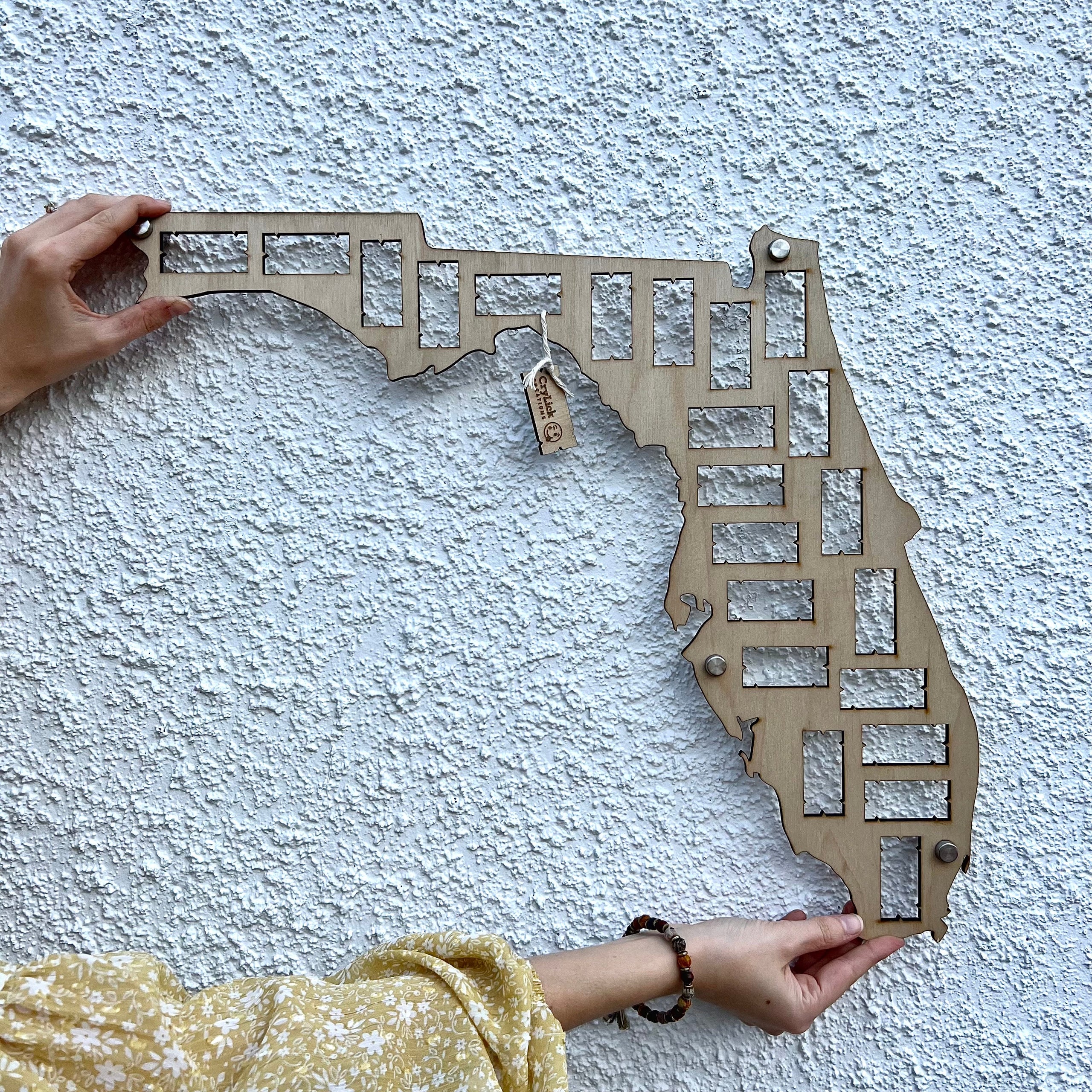 Crylick Florida Wine Cork Display | Scout & Tag