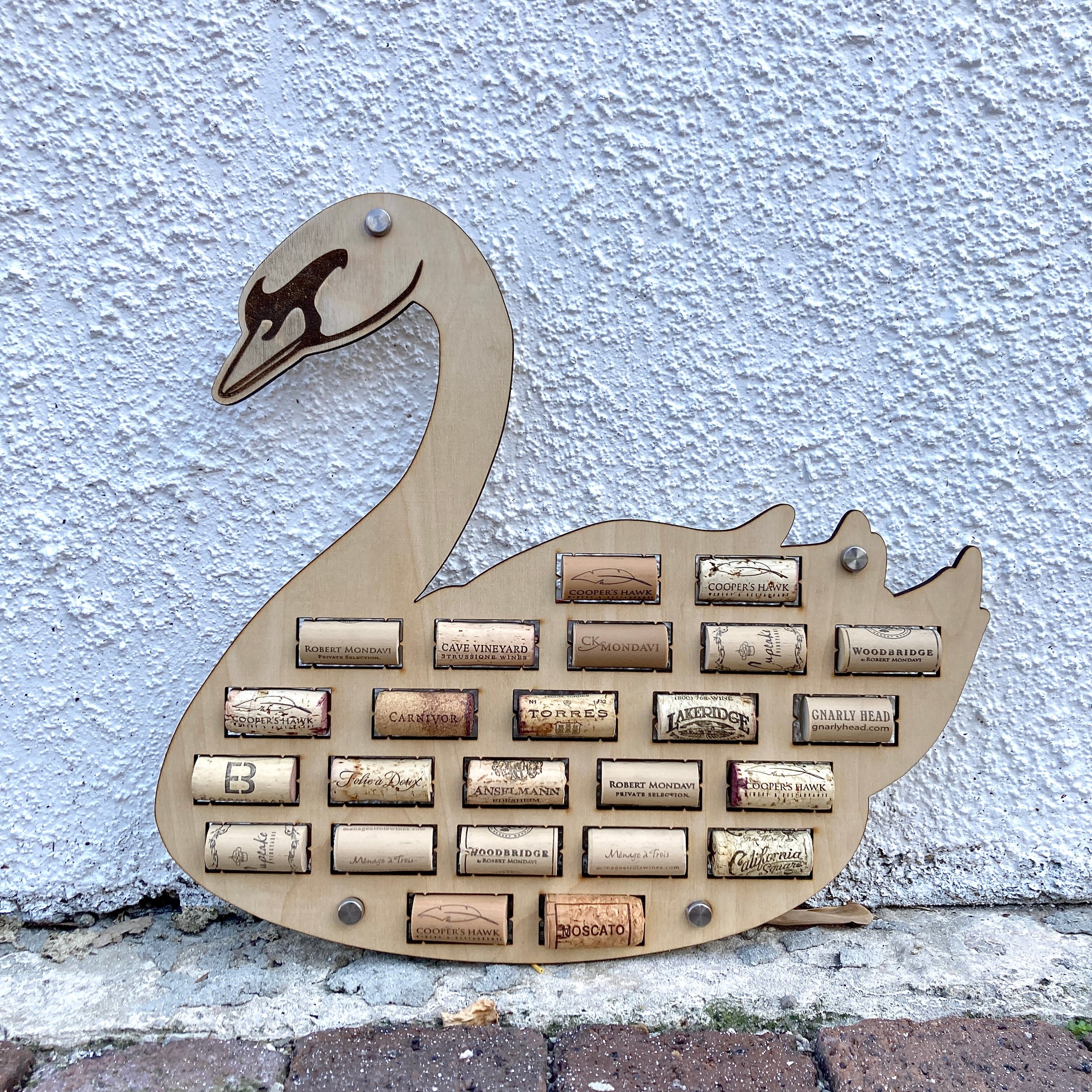Swan Wine Cork Display | Scout & Tag
