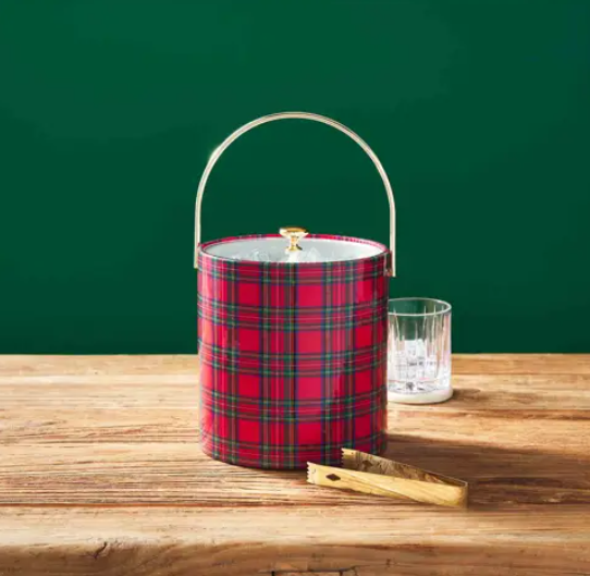TARTAN VINYL ICE BUCKET SET | Scout & Tag